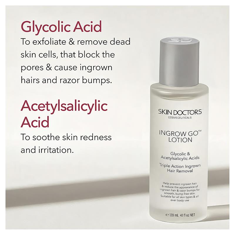 Buy Skin Doctors InGrow Go Solution 120ml Online at ePharmacy®