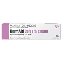 Buy Dermaid Soft 1% Eczema Cream 30g - Hydrocortisone (S3) Online at ...