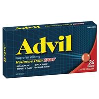 Buy Advil Ibuprofen Pain Relief 24 Tablets Online at Chemist Warehouse®