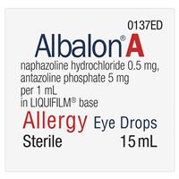 Buy Albalon A Allergy Eye Drops 15mL Online at Chemist Warehouse®