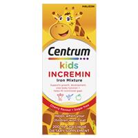 Buy Centrum Kids Incremin Iron Mixture Cherry Flavour 200ml Online at ...