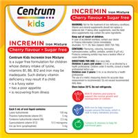 Buy Centrum Kids Incremin Iron Mixture Cherry Flavour 200ml Online at ...