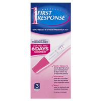 Buy First Response Instream Pregnancy Test 3 Tests Online at Chemist ...