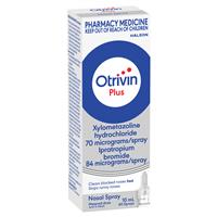 Buy Otrivin Adult Plus Nasal Spray 10ml Online at Chemist Warehouse®
