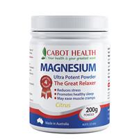 Buy Cabot Health Magnesium Ultra Potent Powder Citrus 200g Online at ...