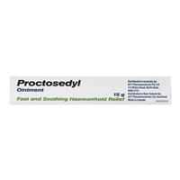 Buy Proctosedyl Haemorrhoids Relief Ointment Cream 15g Online at ...