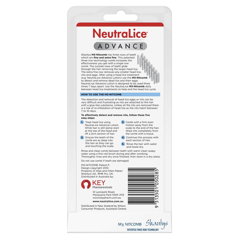 Buy Neutralice Nit Comb M3 Online at Chemist Warehouse®