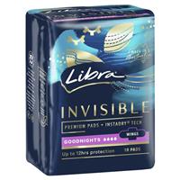 Buy Libra Invisible Goodnight With Wings 10 Pack Online at Chemist ...