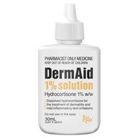 Buy Dermaid 1% Eczema Solution 30mL - Hydrocortisone (S3) Online at ...