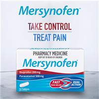Buy Mersynofen Pain Relief Tablets with Paracetamol + Ibuprofen 12 Pack ...