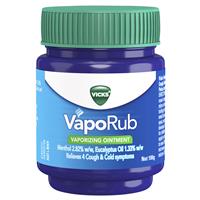 Buy Vicks VapoRub Ointment Decongestant Chest Rub 100g Online at ...