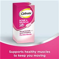 Buy Caltrate Bone & Muscle 50+ 100 Tablets Online at Chemist Warehouse®