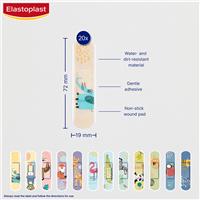Buy Elastoplast Kids Animal Plasters 20 Strips Online at Chemist Warehouse®