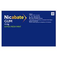 Buy Nicabate Gum 4mg Extra Fresh 250 Pieces Exclusive Size Online at ...