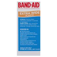 Buy Band-Aid Extra Wide Plastic Strips 40 Pack Online at Chemist Warehouse®