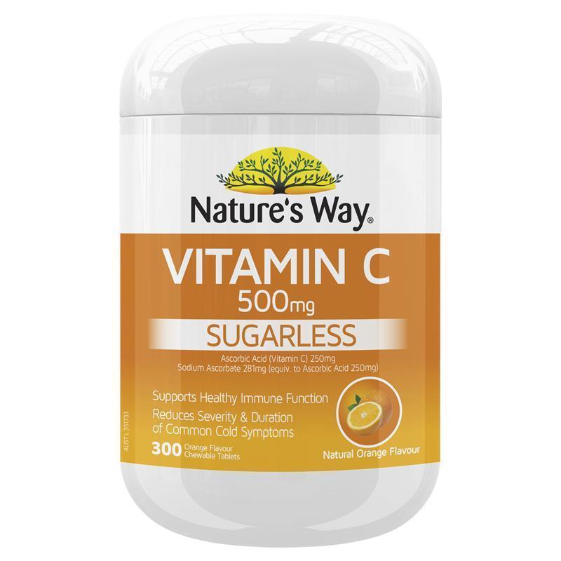 Buy Nature's Way Vitamin C 500mg 300 Tablets Online at Chemist Warehouse®