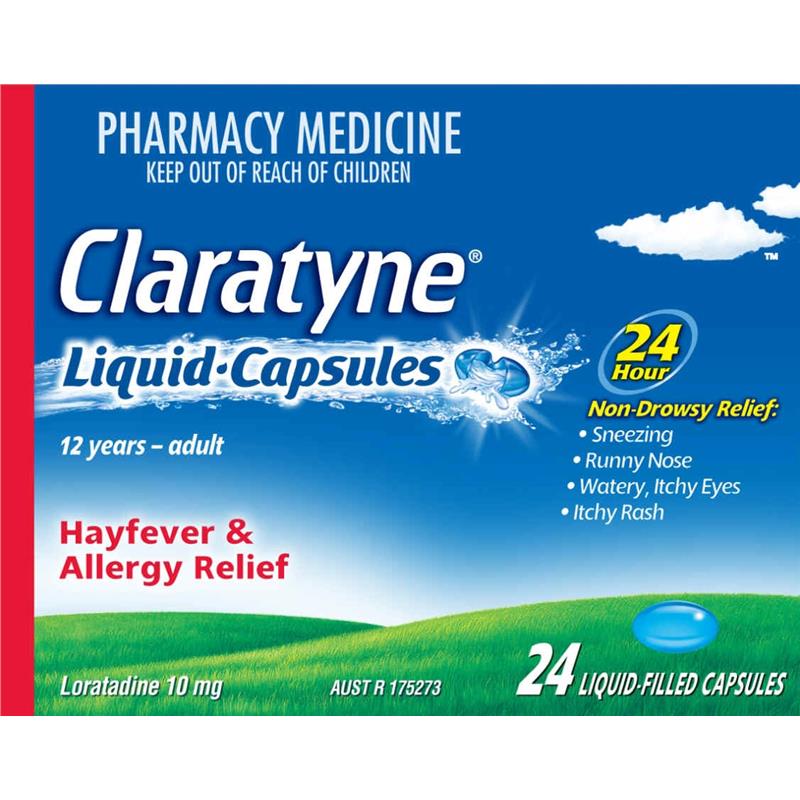 Buy Claratyne 10mg 24 Liquid Capsules Online at Chemist Warehouse®